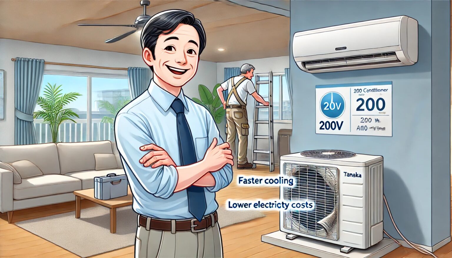 エアコン100Vと200Vどっちが得？山梨の電気代比較とおすすめの選び方 | 株式会社ヤザキ電気